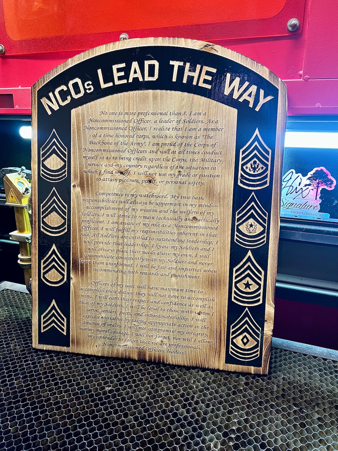 NCO Arch - Noncommissioned Officer Gift for Newly Promoted Ncos - Etsy