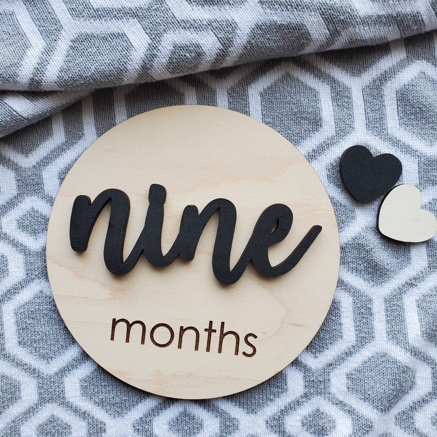 Wooden Milestone Rounds Photo Props Baby Milestones - Etsy