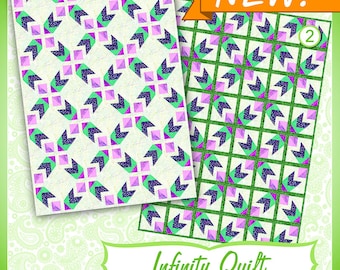 Infinity Quilt Pattern Fun & Done Quilting Quilt as You Go - Etsy