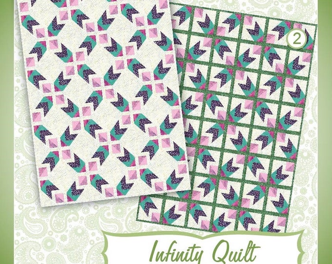 Infinity Quilt Pattern Fun & Done Quilting Quilt as You Go Fairy Lake ...
