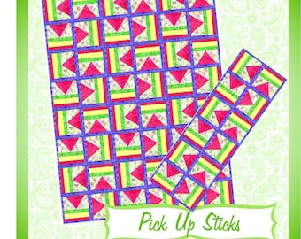 Digital Zip Strip Quilt Fun & Done Quilting Quilting Pattern Quilt as ...