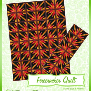 Firecracker - Fun & Done Quilting - Quilting Pattern - Quilt as You Go ...