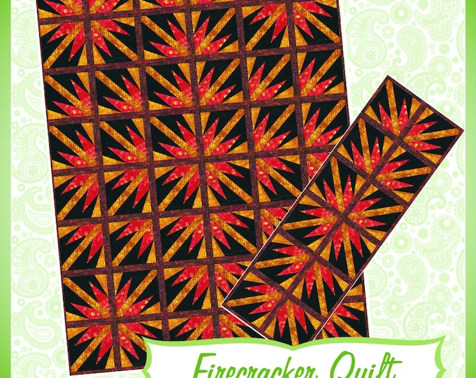 Firecracker Fun & Done Quilting Quilting Pattern Quilt as You Go Fairy ...