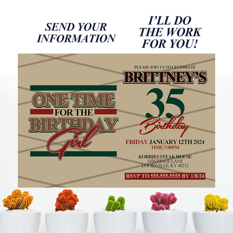 Gucci Invitation - Etsy