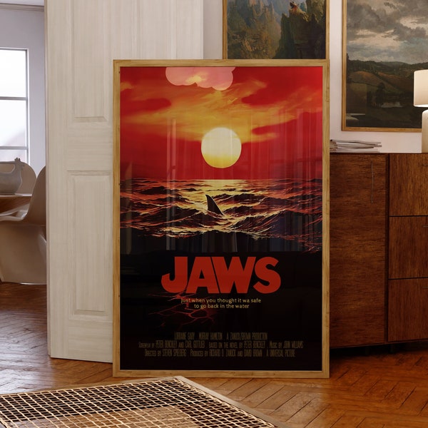 Jaws Poster - Etsy