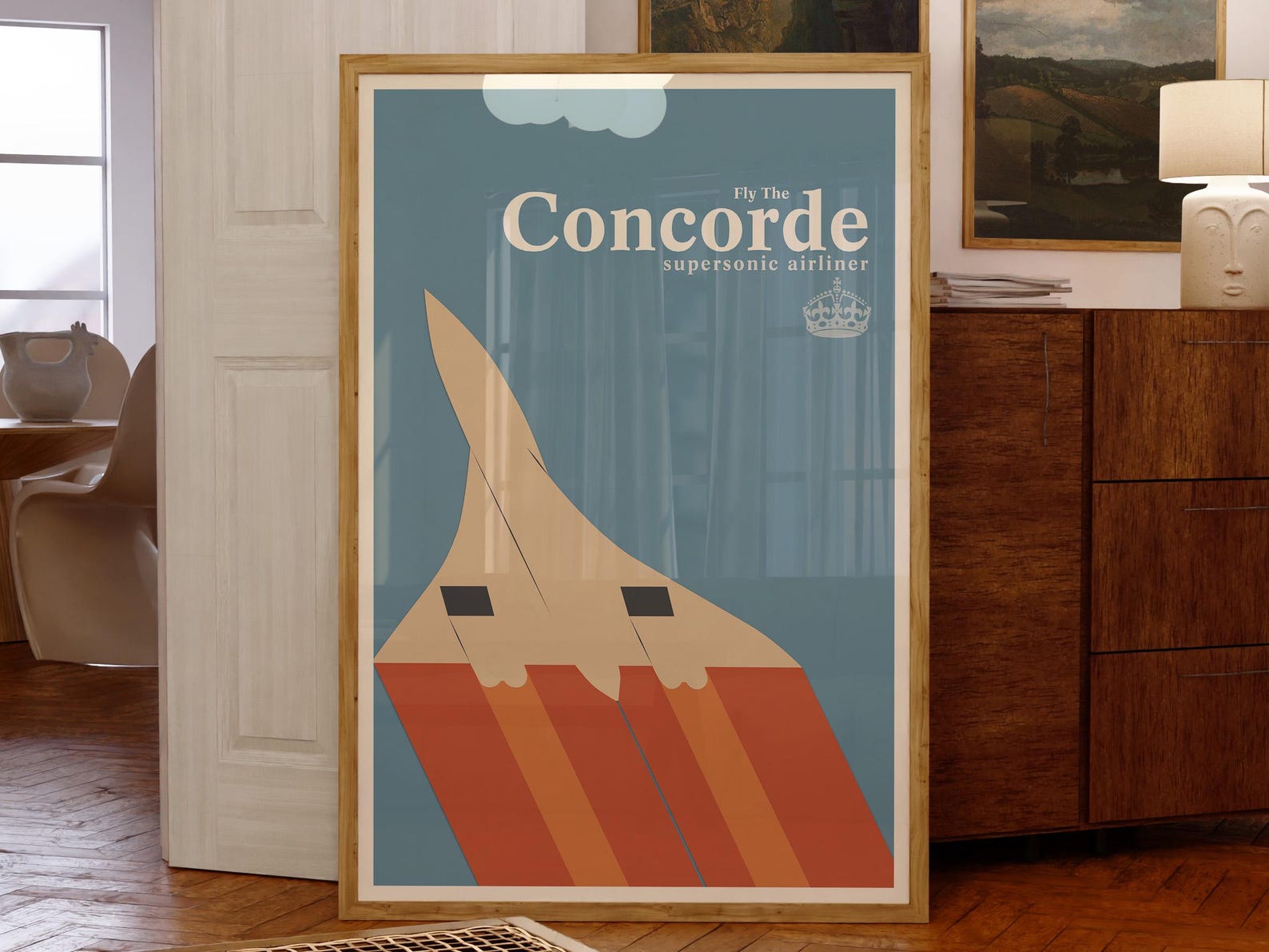 Concorde Poster Set (set of 3) – Retro Aircraft Wall Art | Supersonic ...