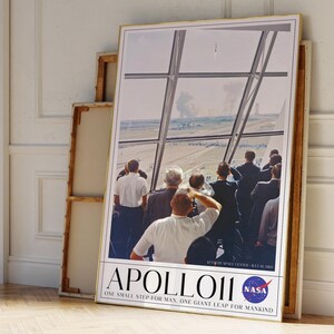 1969 Apollo 11 Liftoff Moment Poster, Kennedy Space Center, Moon ...