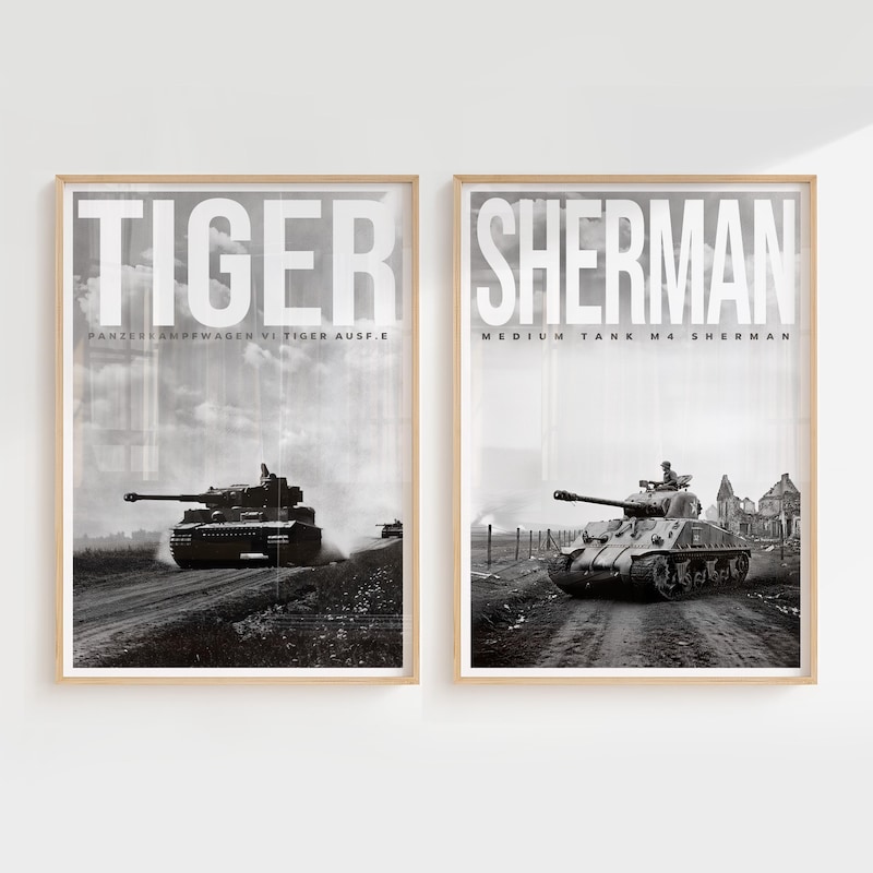 World War 2 Tank Poster - Etsy UK