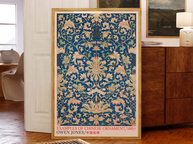 Examples of Chinese Ornament Poster - Historical Textile Design ...