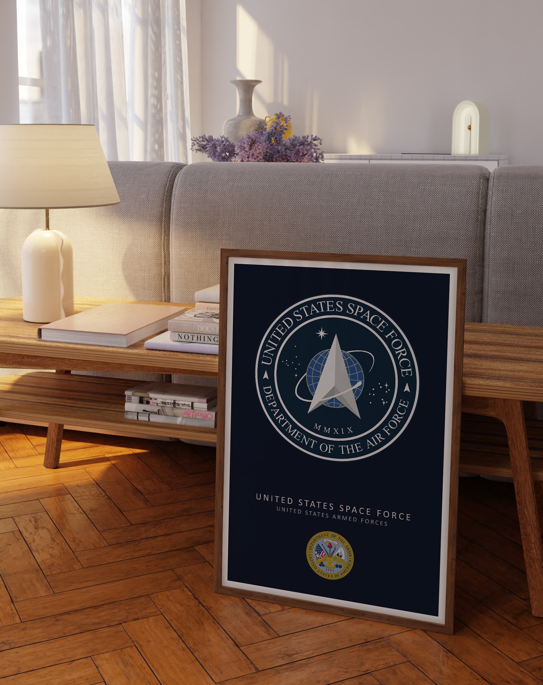 United States Space Force Poster, Art, Minimalist, Wall Art, Air Force ...