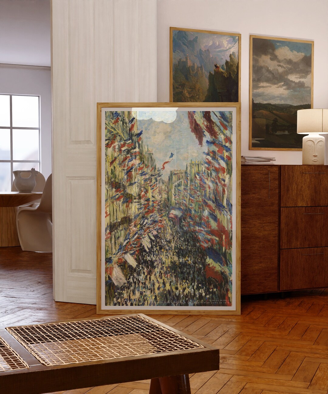 Claude Monet the Rue Montorgueil in Paris Celebration of June - Etsy