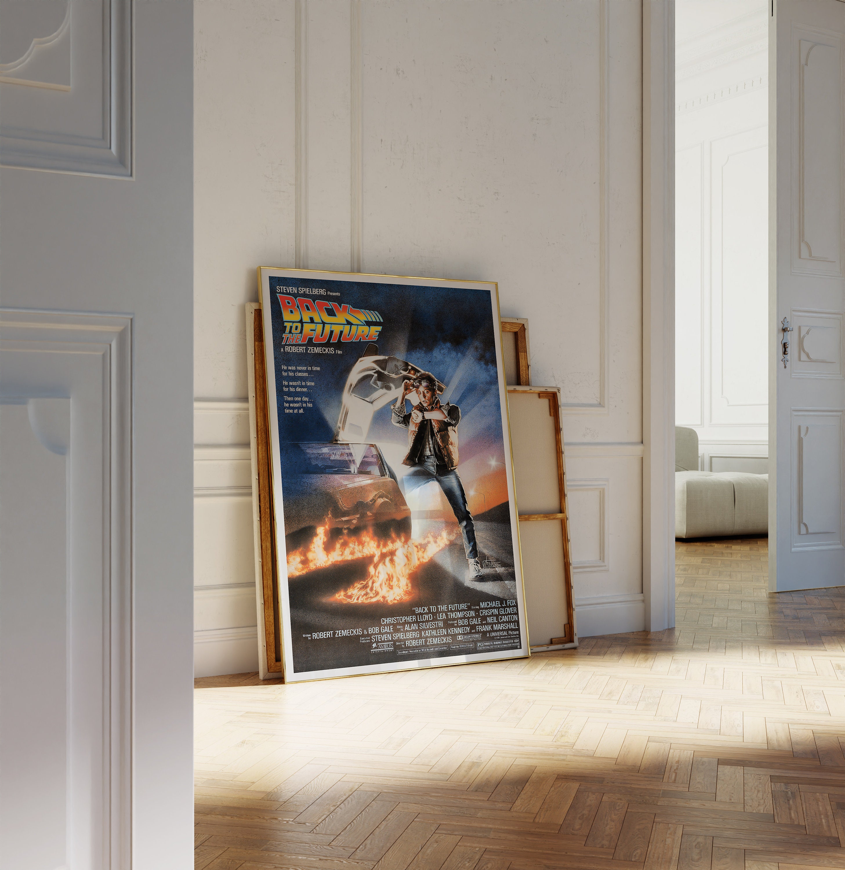 Back to the Future Vintage Movie Poster Digital Poster Download, 80's ...