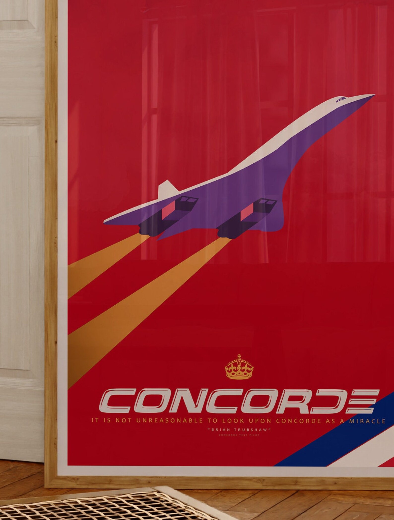 Concorde Poster, Art, Concorde Minimalist, Wall Art, Aviation, Concorde ...