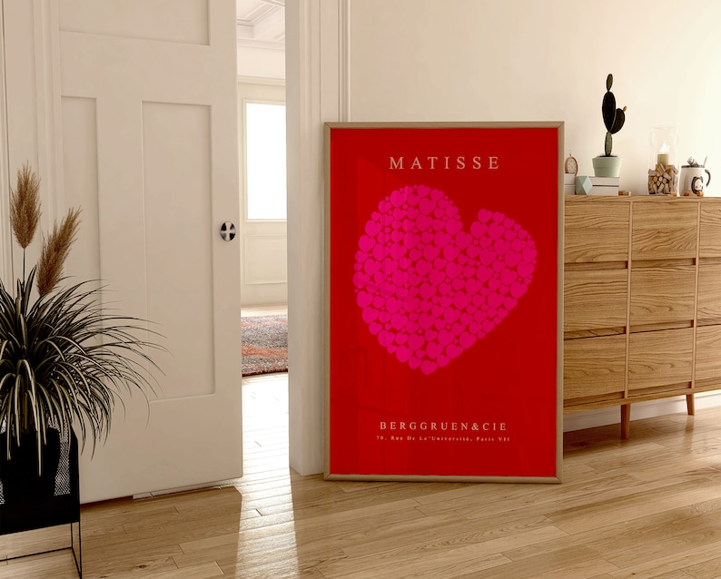 Henri Matisse Print, the Heart, Matisse Art Print, Matisse Art Poster ...