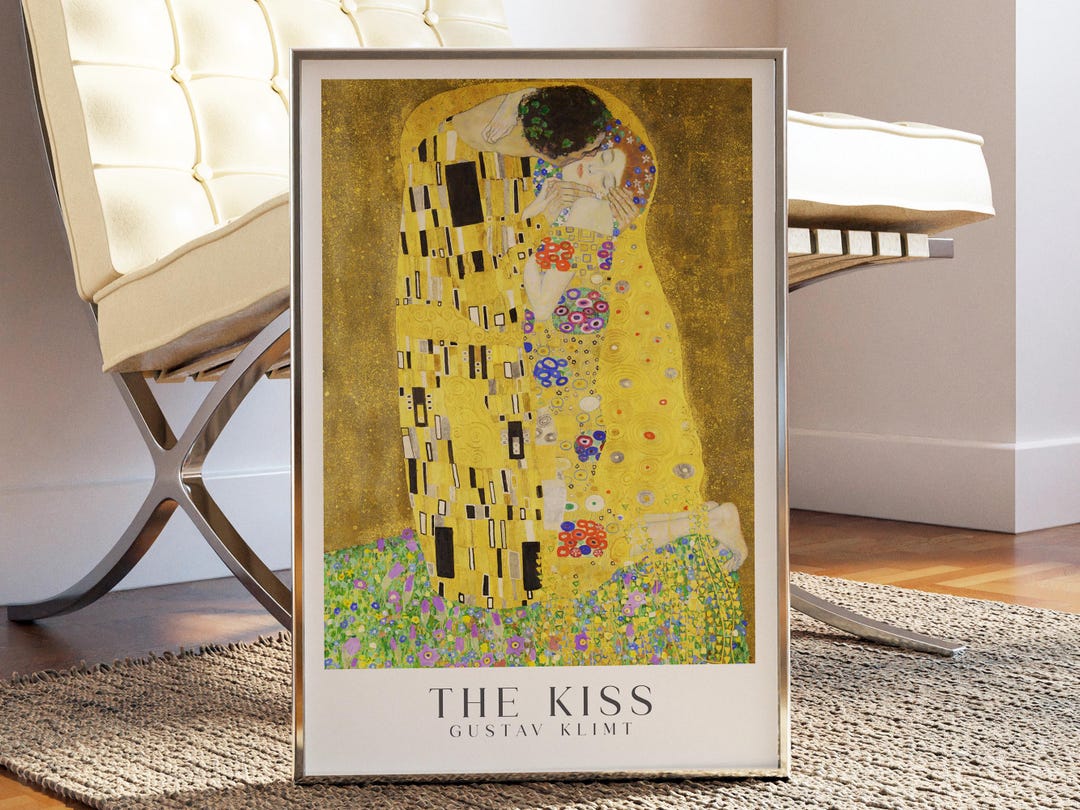Gustav Klimt Der Kuss Jugendstil Poster (Digitaler Download) - Etsy.de