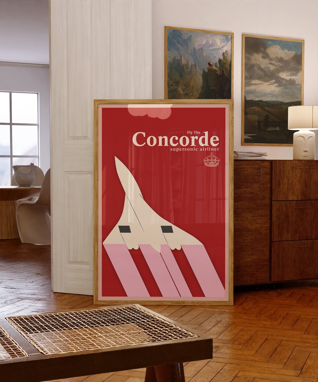 Concorde Poster, Art, Minimalist, Wall Art, Aviation, Concorde ...