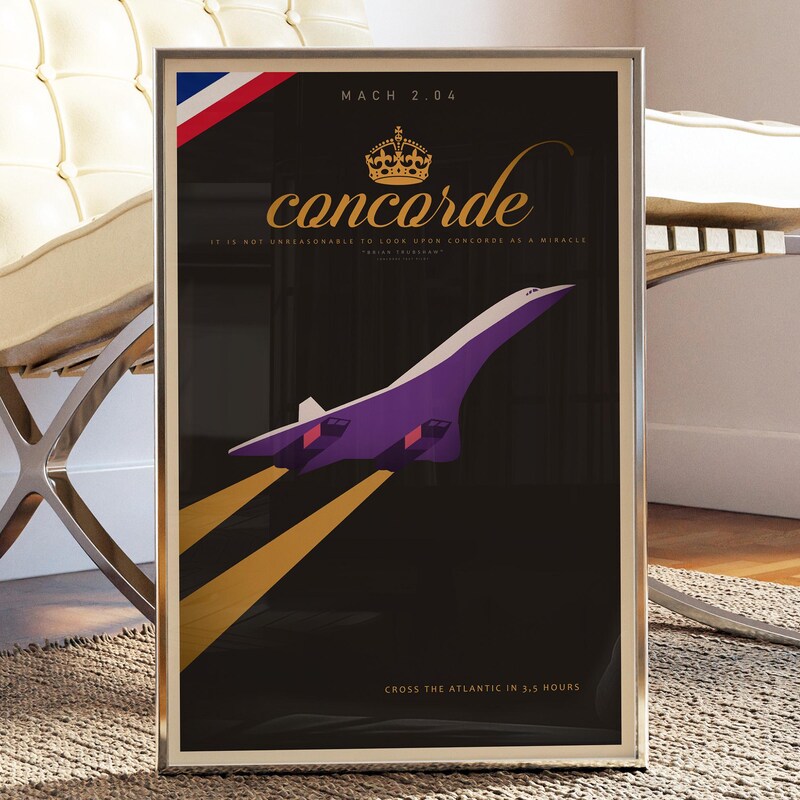 Concorde Poster - Etsy