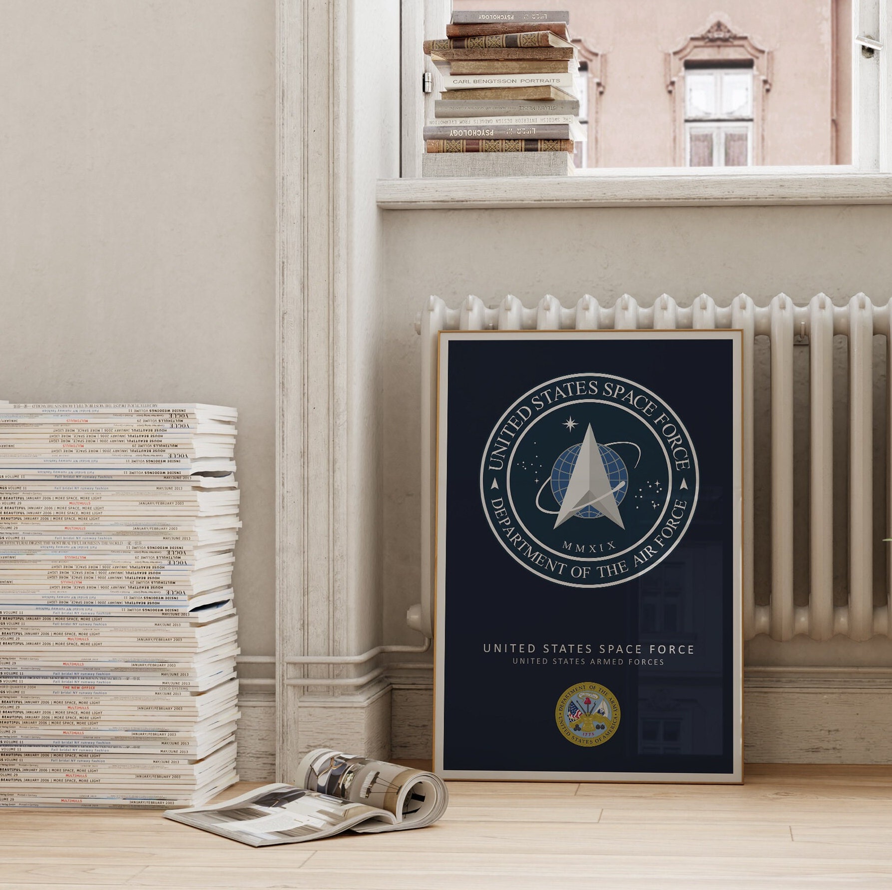 United States Space Force Poster, Art, Minimalist, Wall Art, Air Force ...