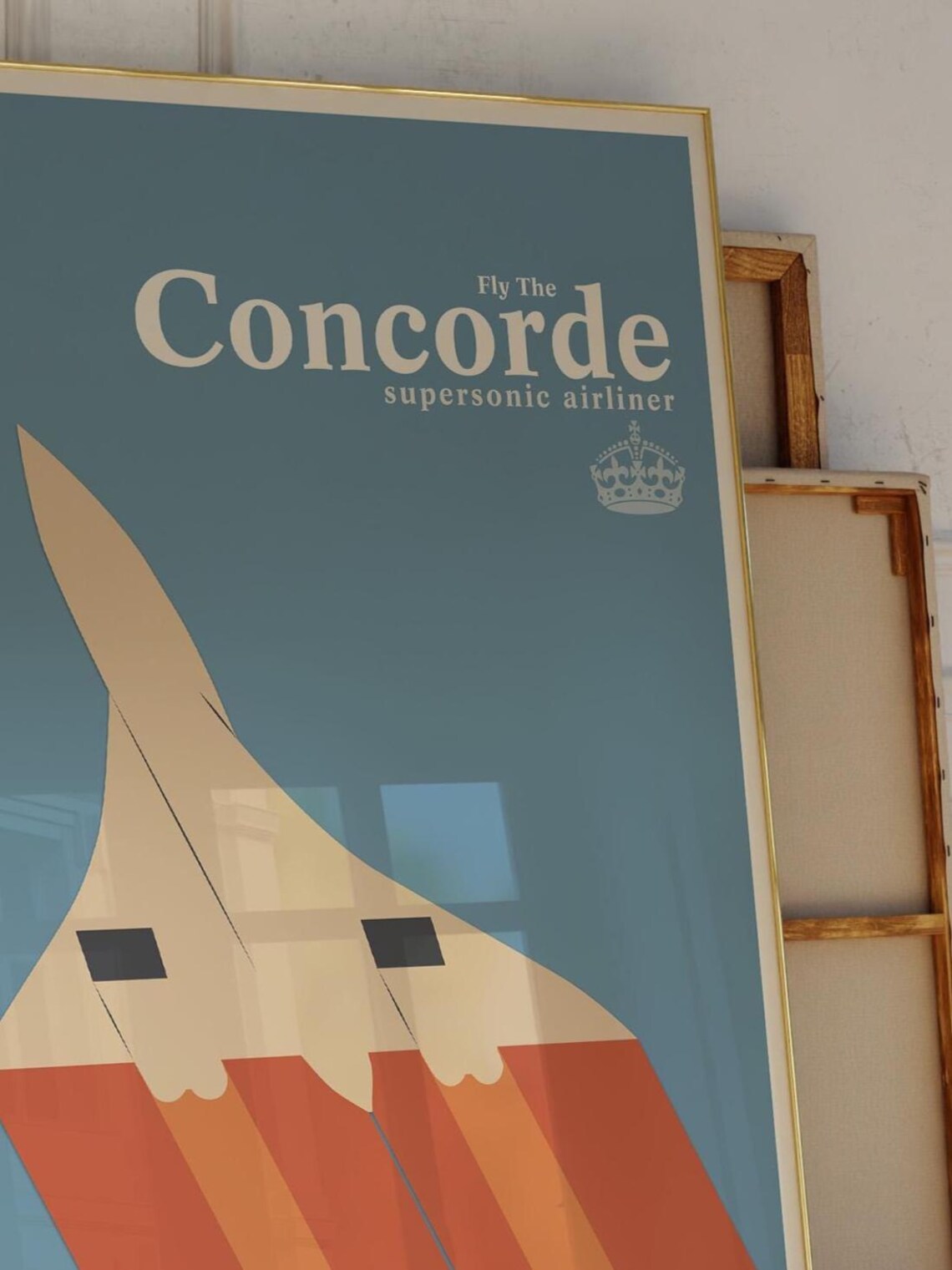 Concorde Poster Set (set of 3) – Retro Aircraft Wall Art | Supersonic ...