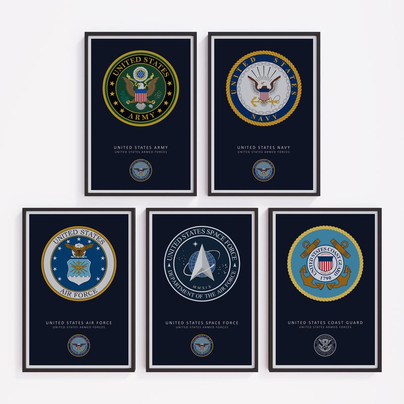 Military Branch Logo Patch - Etsy