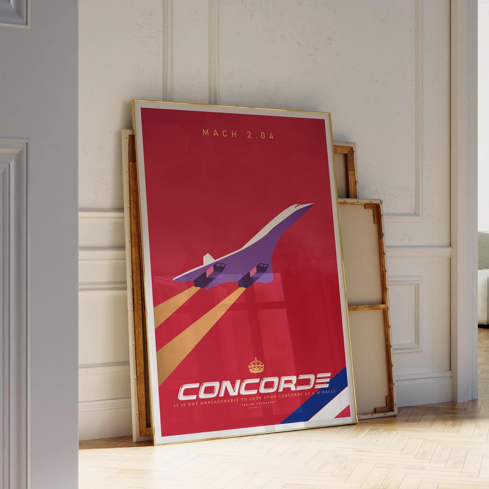 Concorde Poster Set (set of 3) – Retro Aircraft Wall Art | Supersonic ...
