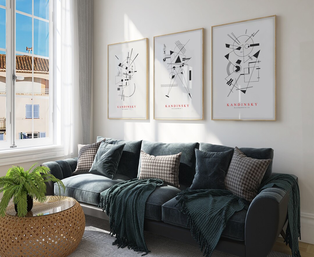 Wassily Kandinsky Art Bundle, Set of 3 | Exhibition Posters, Artwork ...