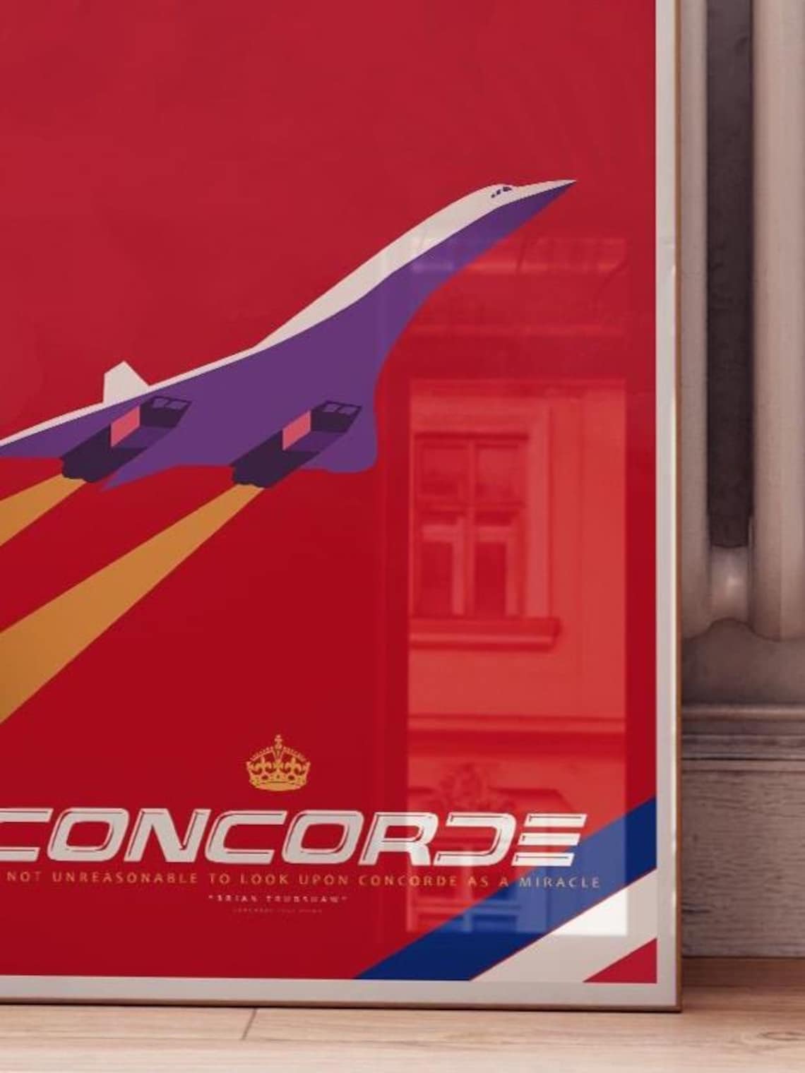 Concorde Poster Set (set of 3) – Retro Aircraft Wall Art | Supersonic ...