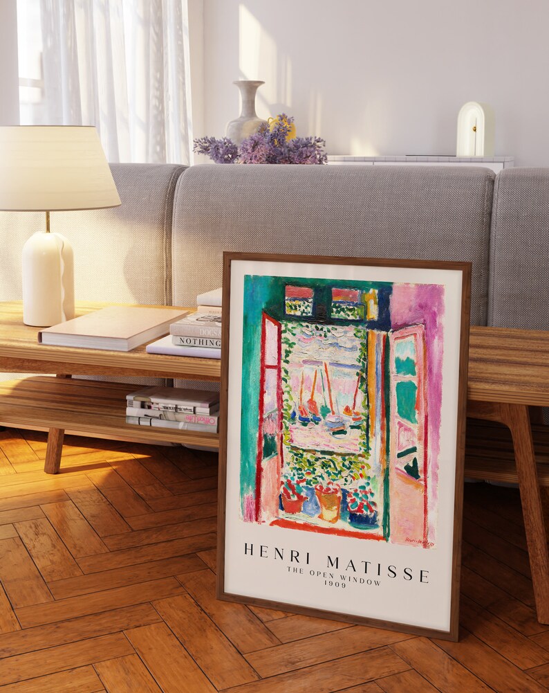 Henri Matisse Print, the Open Window, Matisse Art Print, Matisse Art ...