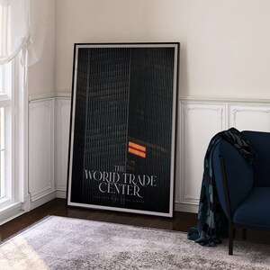 World Trade Center 9/11 Poster, Wtc, Twin Towers, Trendy Poster, Retro ...