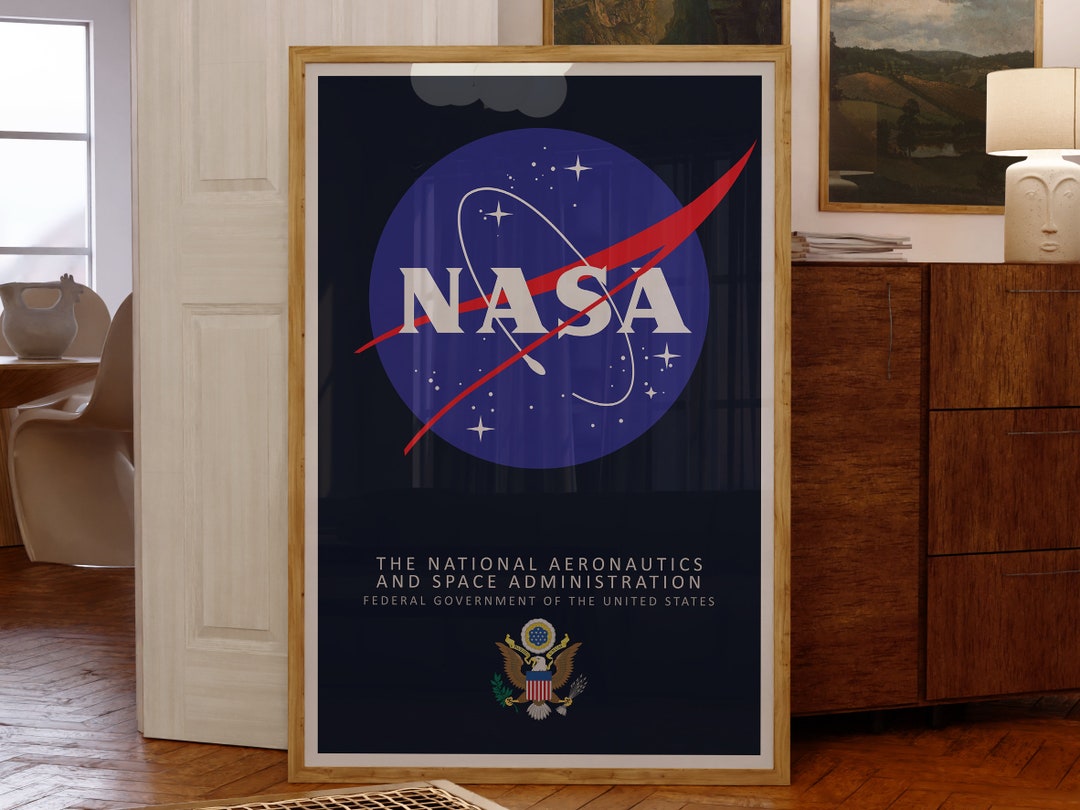 NASA-Logo-Poster, The National Aeronautics and Space Administration ...