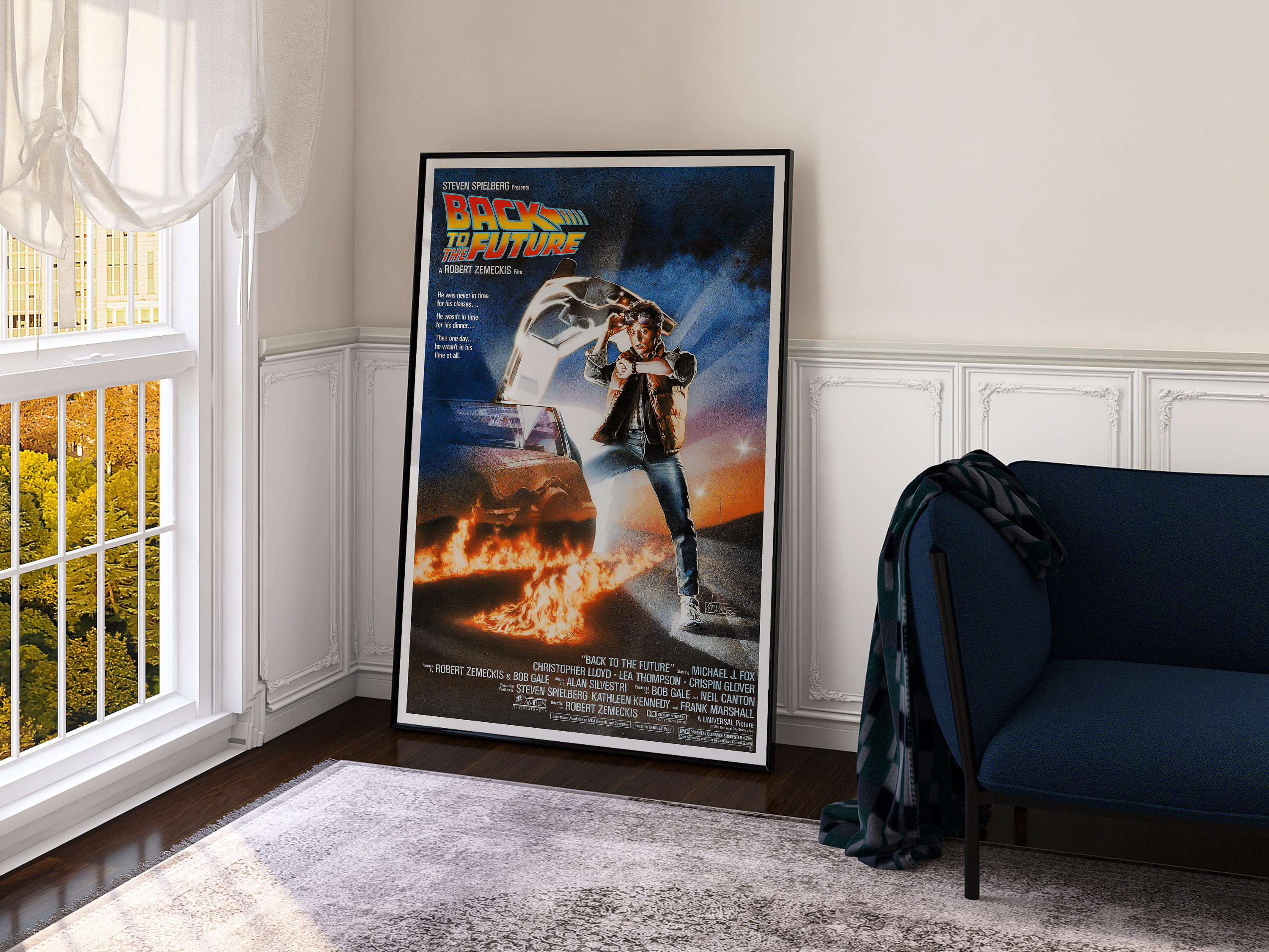 Back to the Future Vintage Movie Poster Digital Poster Download, 80's ...