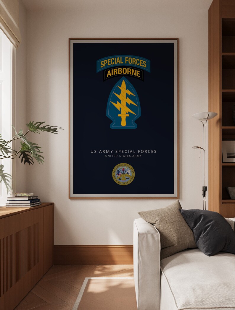 United States Special Forces Poster, 1st Special Forces Command ...