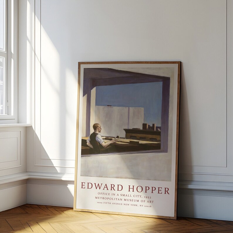 Edward Hopper Art Bundle, Set of 3 Exhibition Posters, Artwork ...