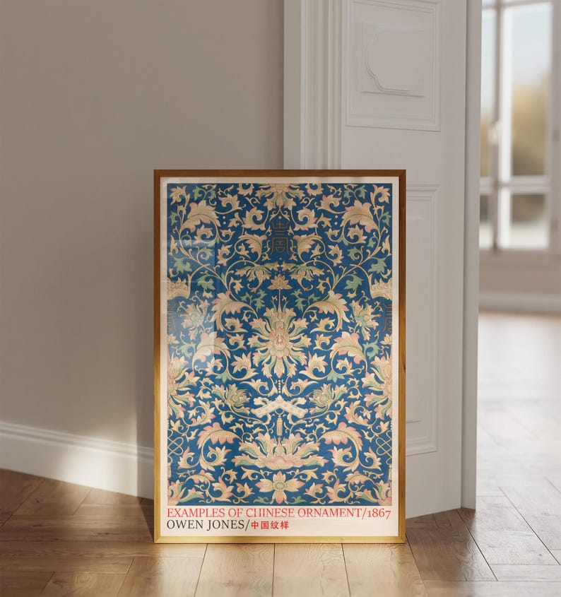 Examples of Chinese Ornament Poster - Historical Textile Design ...