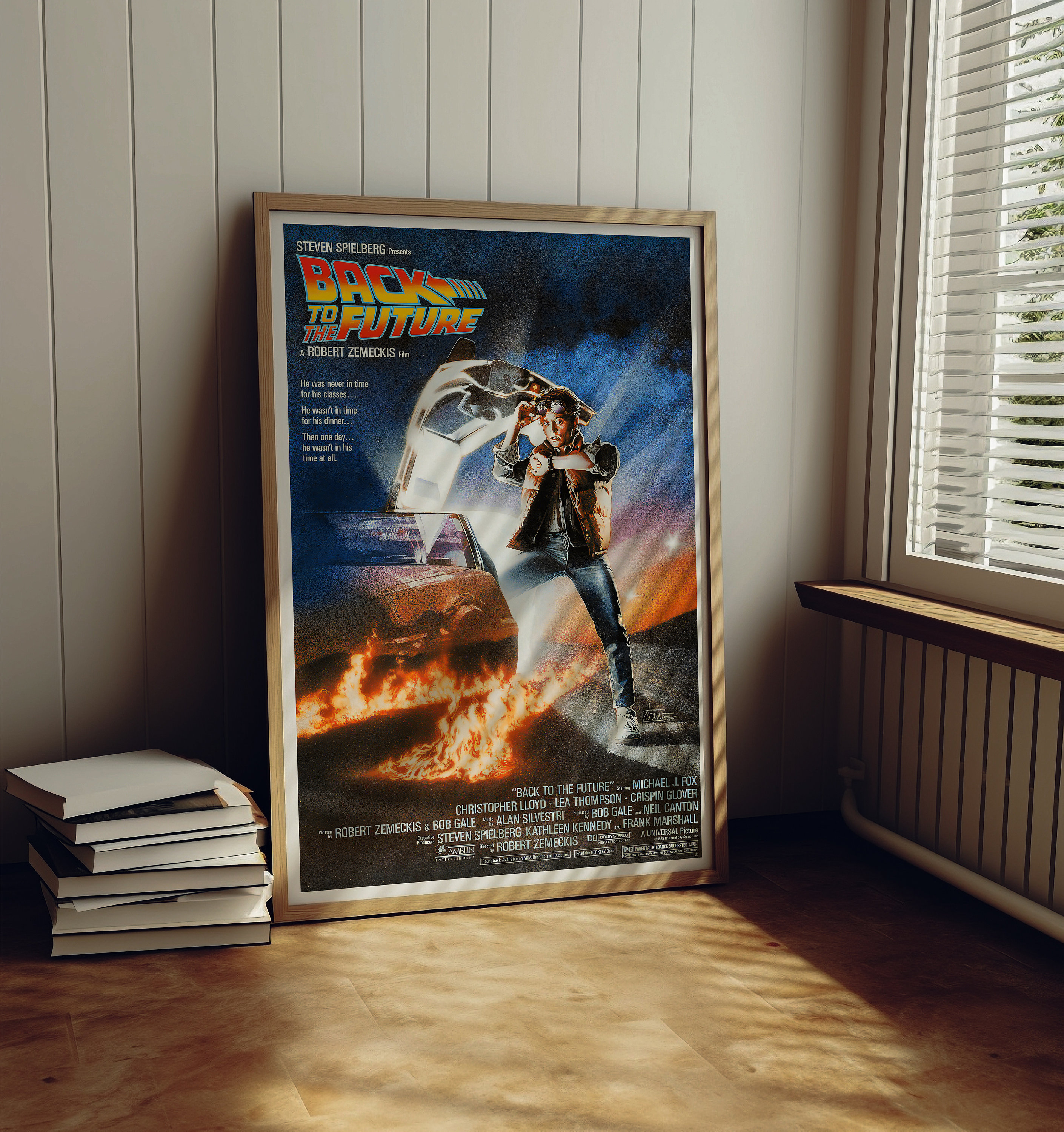 Back to the Future Vintage Movie Poster Digital Poster Download, 80's ...