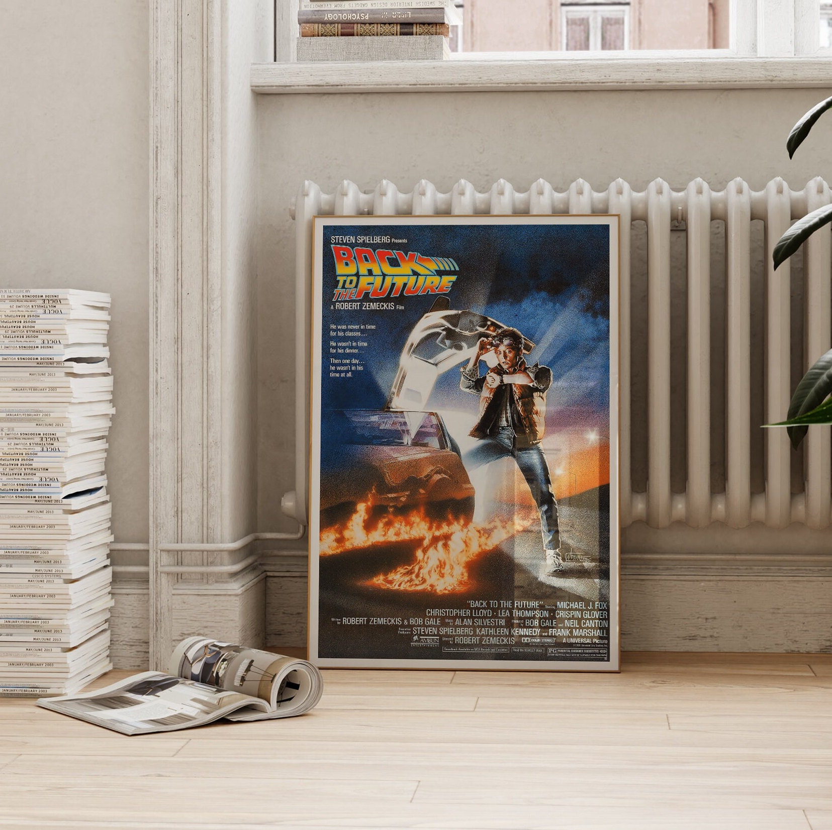Back to the Future Vintage Movie Poster Digital Poster Download, 80's ...