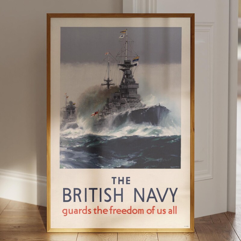 Navy Artwork - Etsy UK