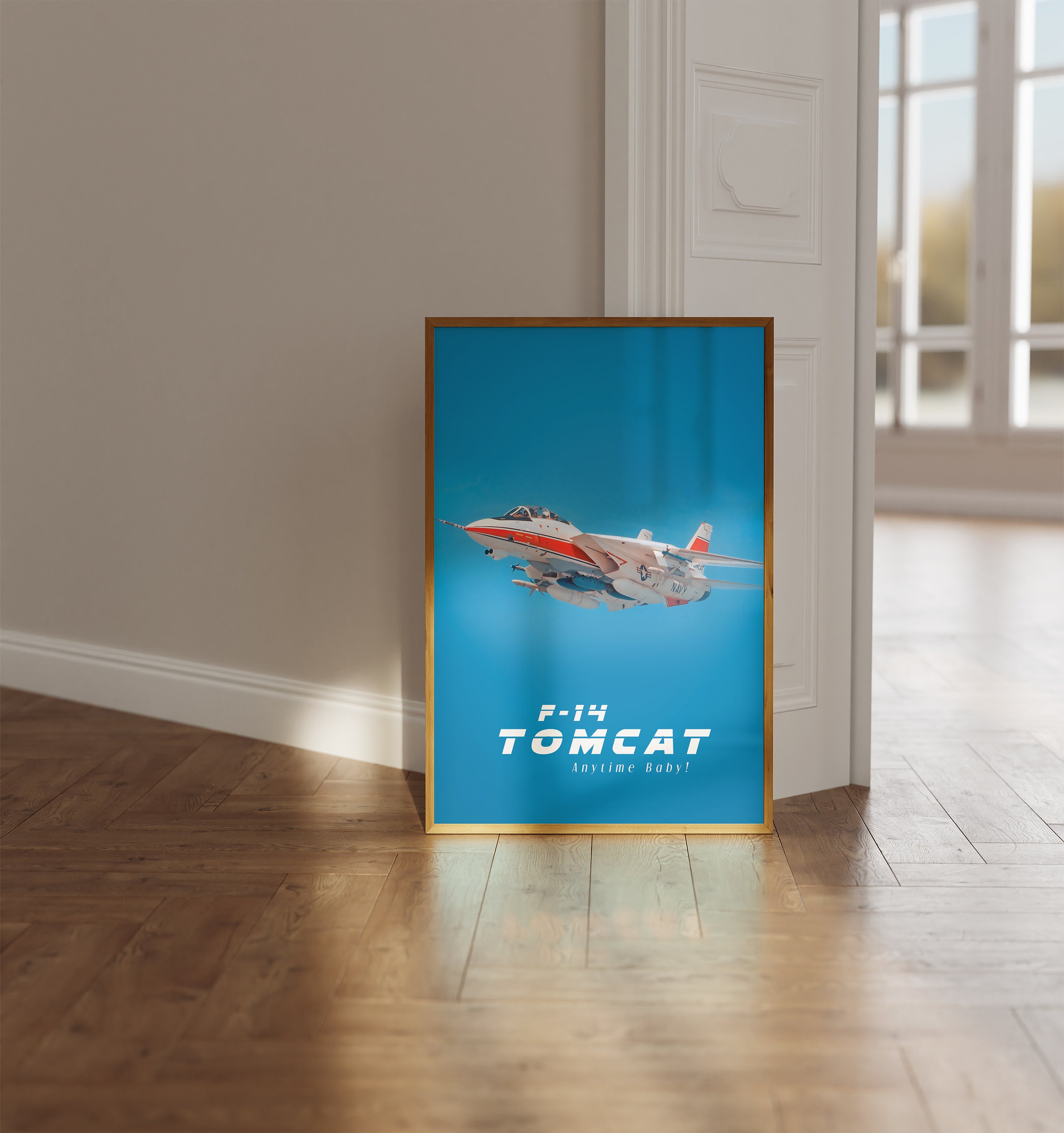 F-14 Tomcat Poster, Aviation Art, Military, Navy, Aircraft Carrier ...