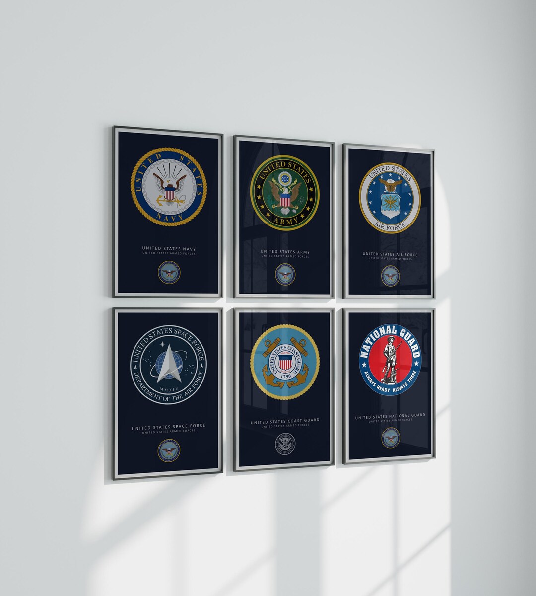 U.S. Armed Forces Posters, Military Wall Art, Army, Navy, Space, Air ...