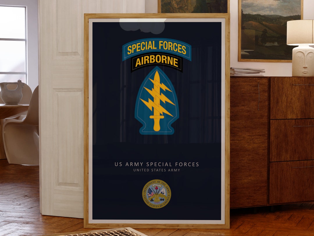 United States Special Forces Poster, 1st Special Forces Command ...