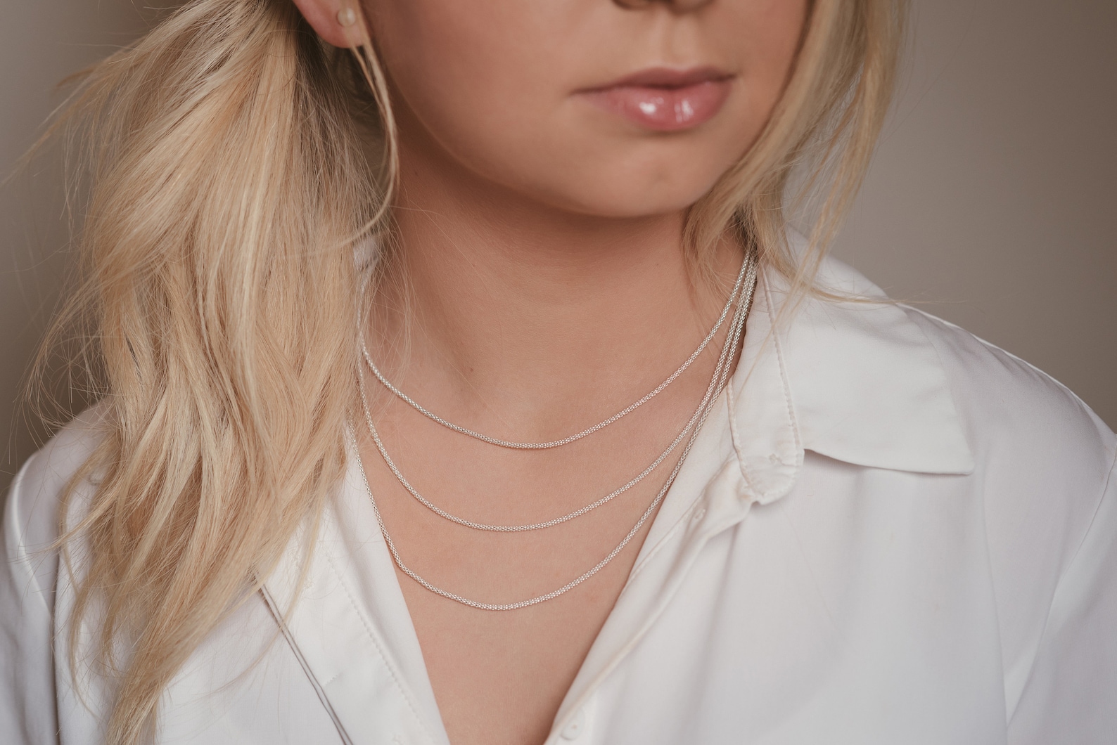 Dainty 20" Sterling Silver Necklace, Minimalist Jewelry - Etsy