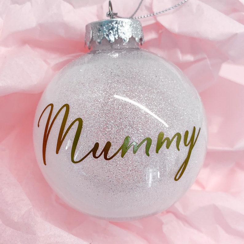 Personalised Christmas Baubles/Custom Name Christmas Tree | Etsy