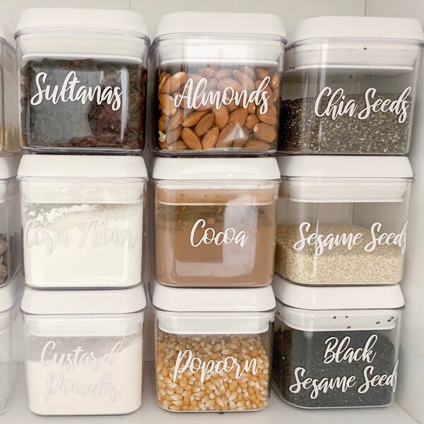 Custom Pantry Labels - Etsy