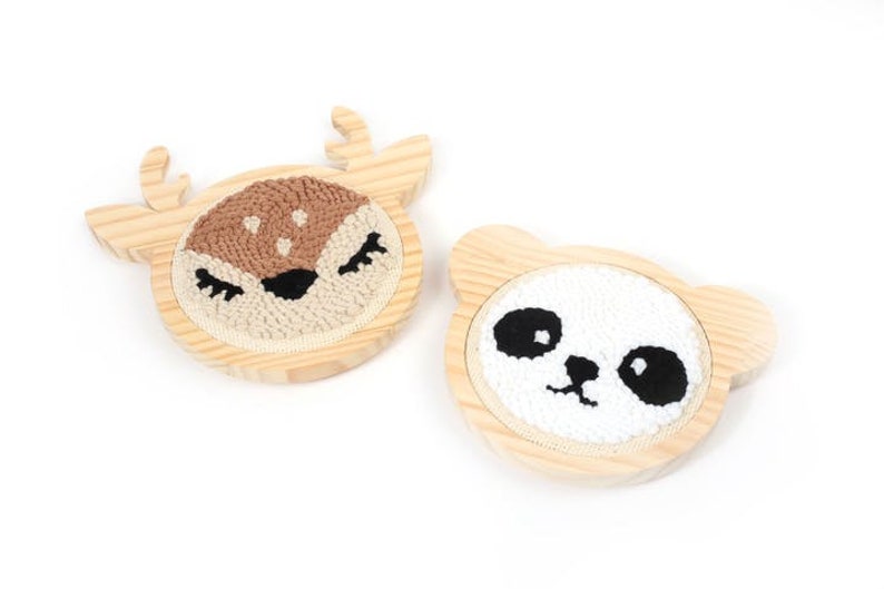 Punch Needle Kit Panda Graine Creative Modern Embroidery Kit Hand Punch ...