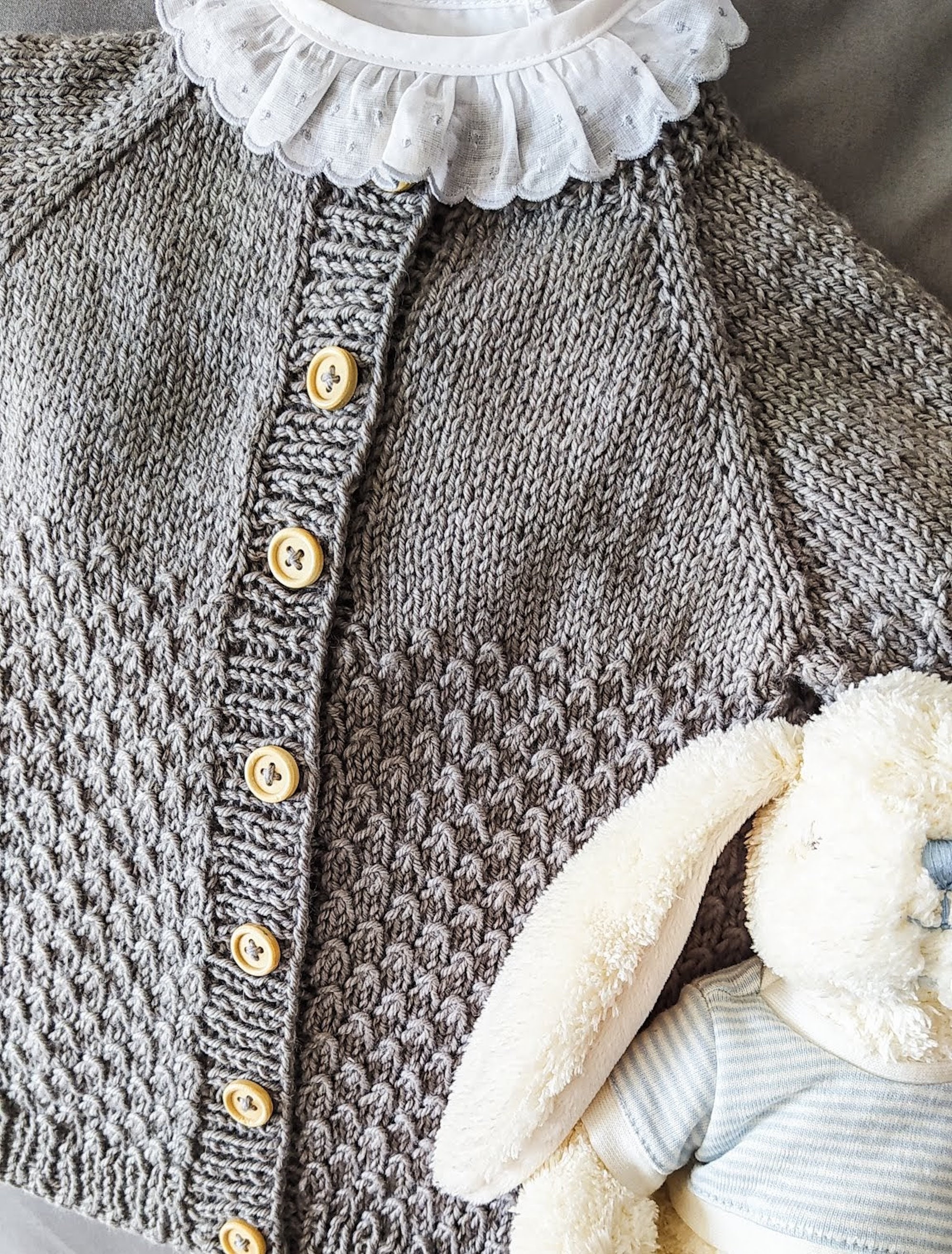 KNITTING PATTERN: Cardigan "crocodile" PDF / for Baby and Child / Baby ...