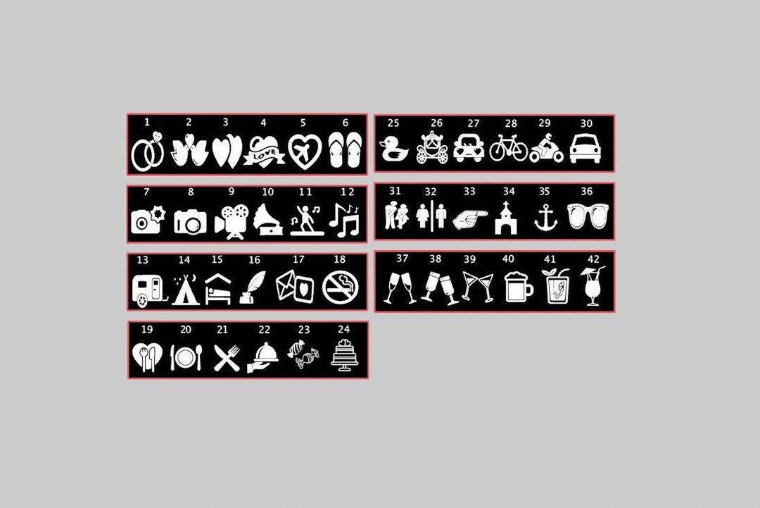 6 Drawing Stickers for Directional Arrows - Etsy