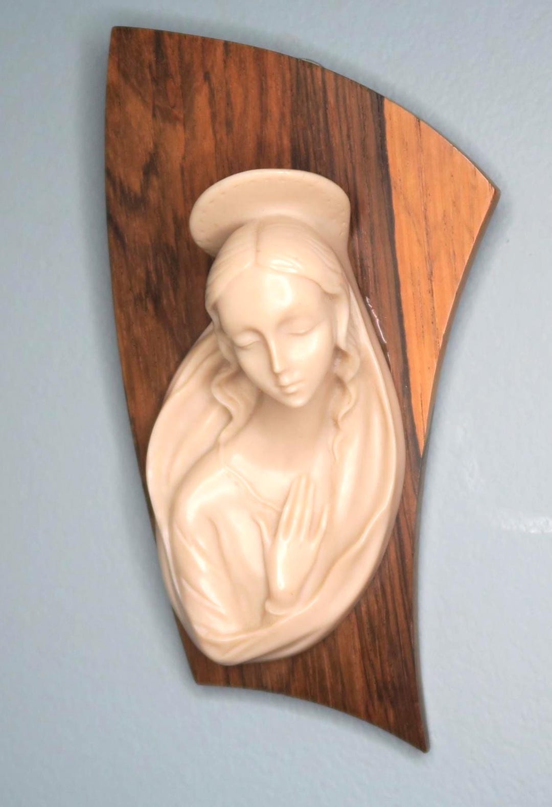 Statue of the Virgin Mary Wooden Support - Etsy UK