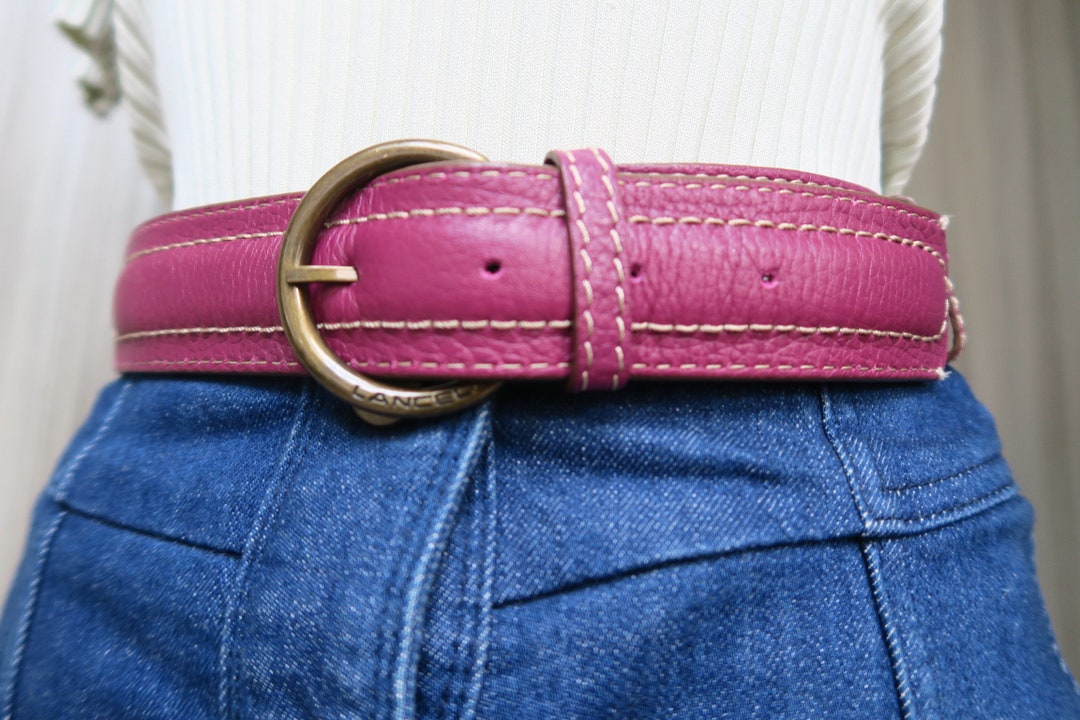 Indian Pink Lancel Belt - Etsy