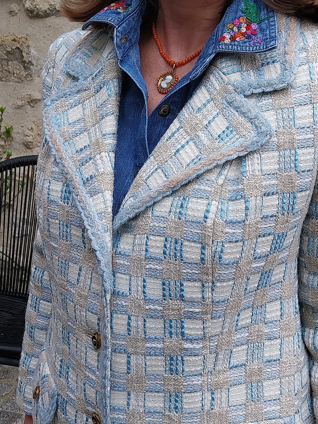 Weill Paris Tweed Jacket Coat - Etsy UK