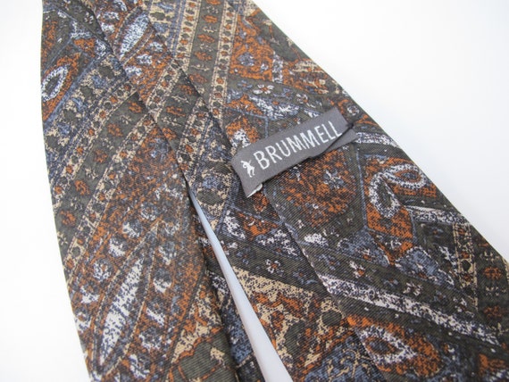 BRUMMEL tie and pocket square, Paris, made in France - Gem